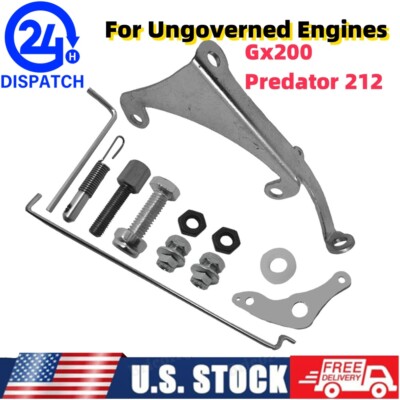Silver Throttle Assembly Kit For Ungoverned Engines Gx200 Predator 212 ...