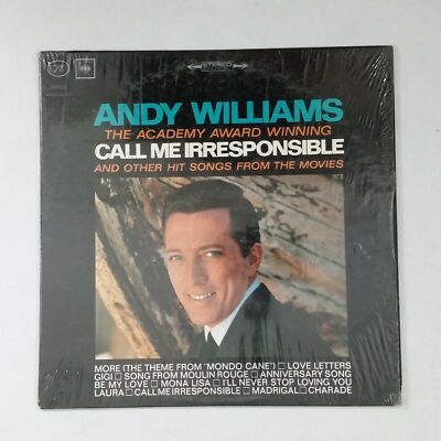 ANDY WILLIAMS Call Me Irresponsible & Hit Songs CS8971 2i LP Vinyl VG+ ...