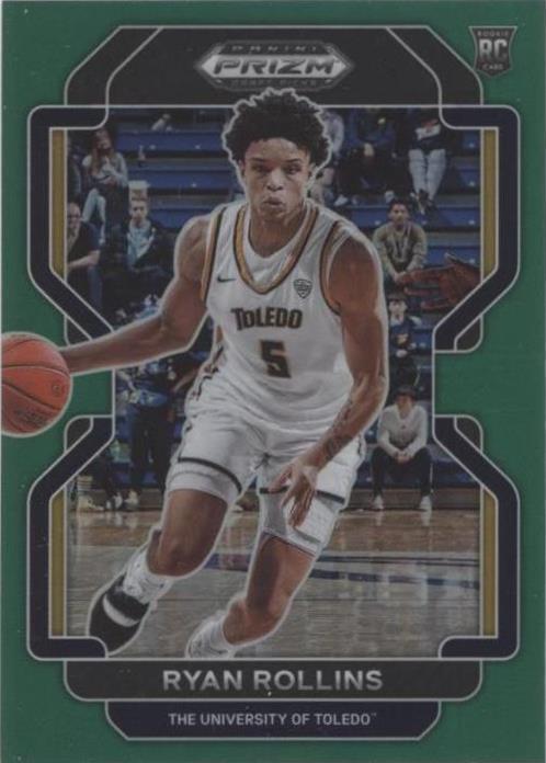 2022-23 Panini Prizm Draft Picks - Ryan Rollins #86 Green Prizm (RC ...