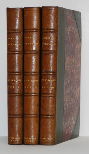 Sir Walter Scott / Quentin Durward 3 Volumes First Edition 1823 | eBay