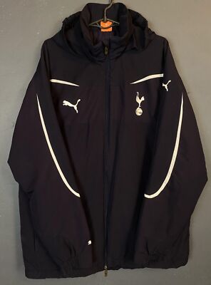 MEN'S PUMA FC TOTTENHAM HOTSPUR 2009/2010 WINTER JACKET SOCCER FOOTBALL ...