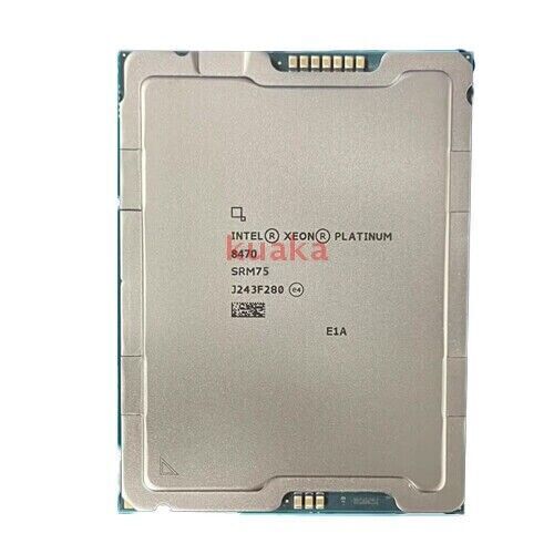 Intel Xeon Platinum 8470 Processor 2.0GHz~3.80GHz 52Core 104Thread ...