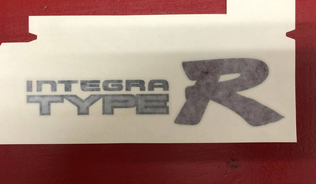 HONDA GENUINE OEM ACURA TYPE-R INTEGRA REAR DECAL EMBLEM ☆ 75717-ST7 ...