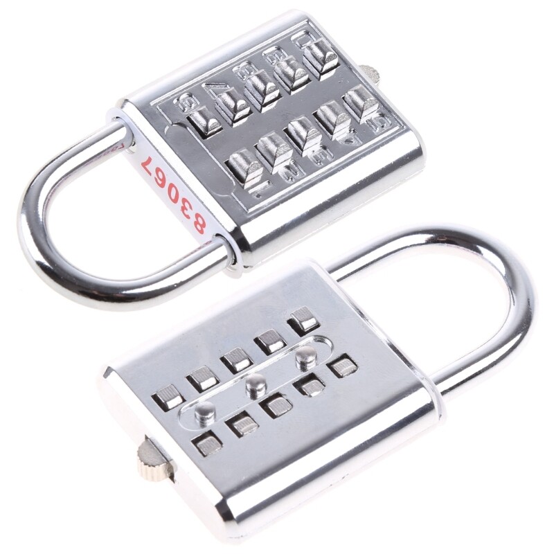 Weatherproof Padlocks 5 Digit Code Password Lock Portable Luggage ...