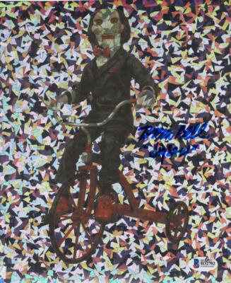 TOBIN BELL SIGNED JIGSAW HOLOGRAPHIC 8X10 PHOTO SAW HORROR AUTOGRAPH ...