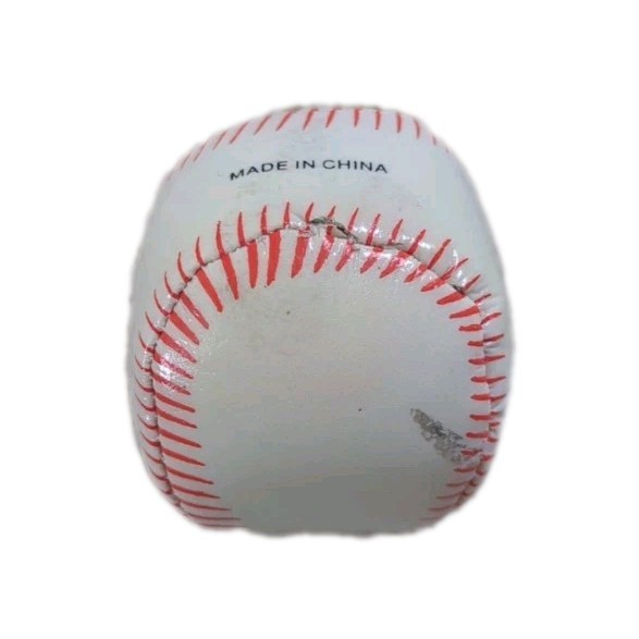 Vintage hackey sack footbag, baseball stitching, beat up face graphic ...