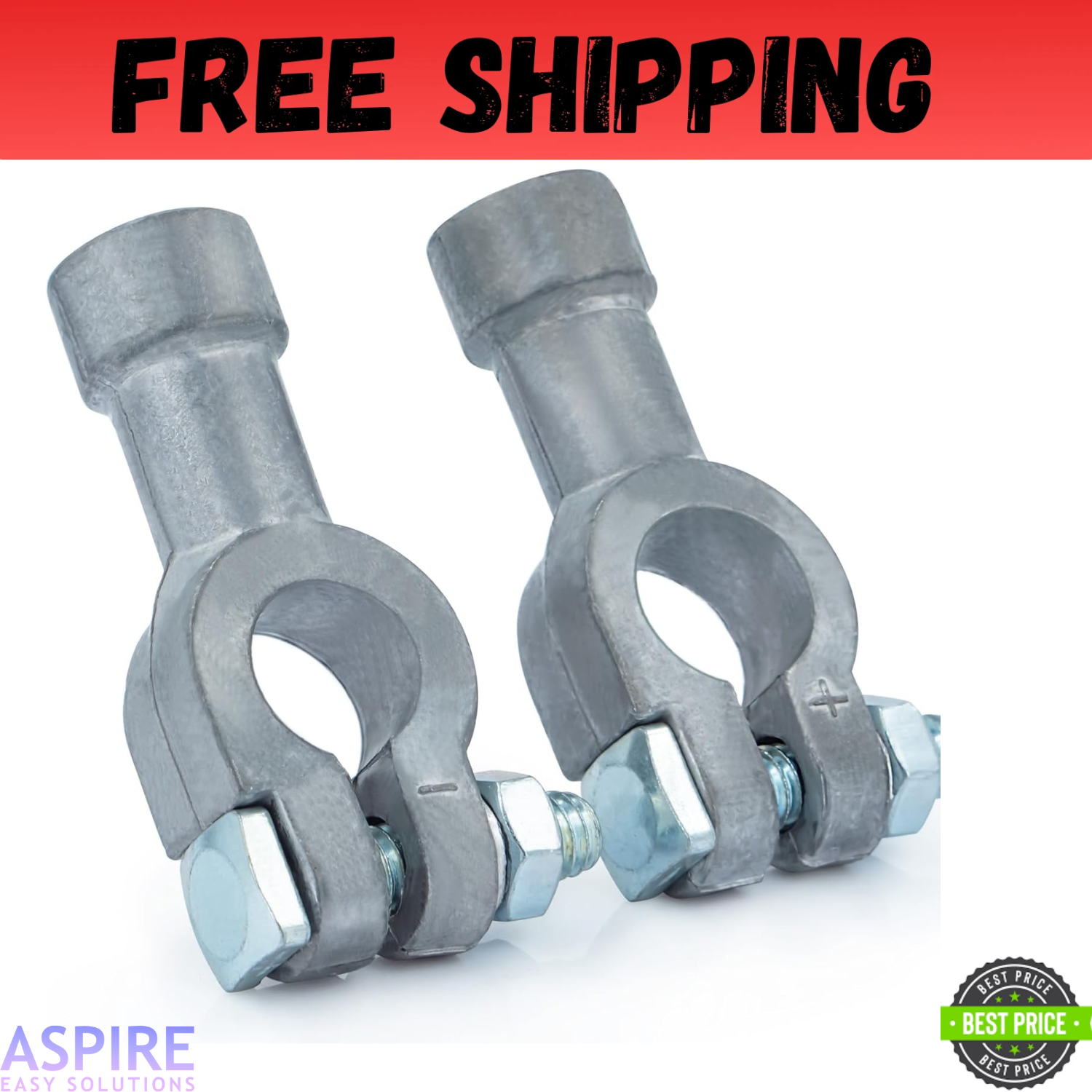 1 Pair Car Battery Terminal Connector, Top Post to Side Post Battery ...
