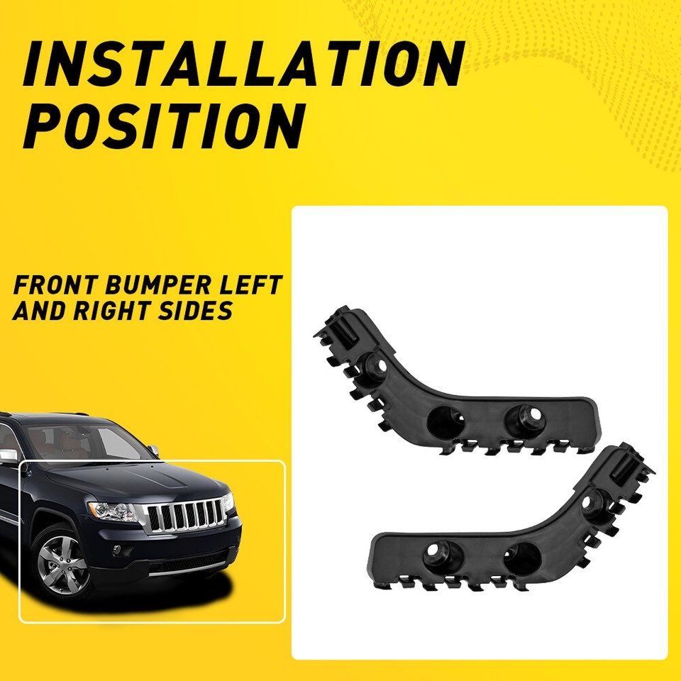 55079229AD, 55079228AD Left & Right Front Bumper For Jeep Grand ...