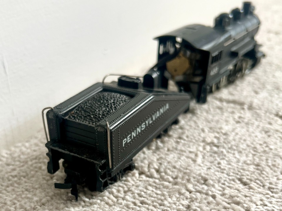 Vintage American Flyer Pennsylvania 433 locomotive/switcher & tender HO ...