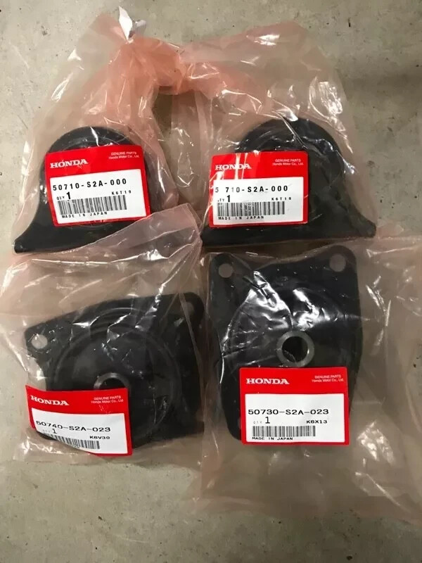 Genuine OEM Honda S2000 AP1/AP2 Rear Differential Mount 4-Piece Set F&R ...