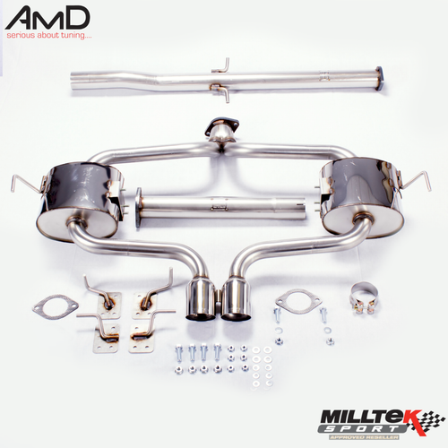 Milltek MINI Cooper S R53 Exhaust System Cat Back Non Resonated SSXM007 ...