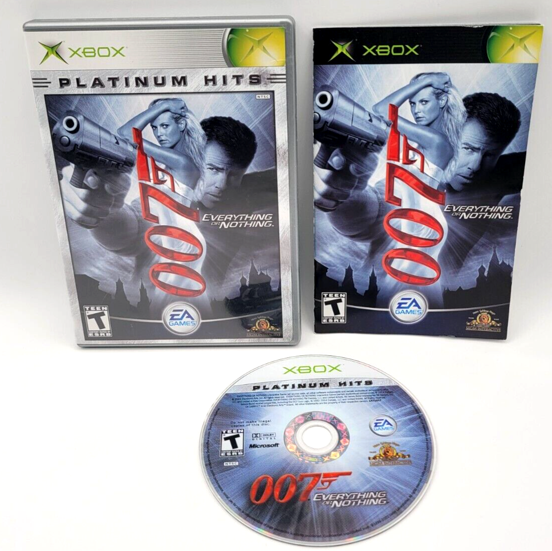 007 EVERYTHING OR NOTHING JAMES BOND XBOX GAME CIB COMPLETE IN BOX ...