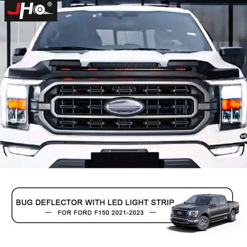 Hood Deflector Guard Bug Shield Bonnet Protector For Ford F150 2022 ...