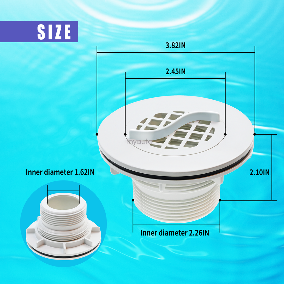 Threaded Inlet Strainer Kit Incl. Rubber Washer and Strainer Nut | Fits ...