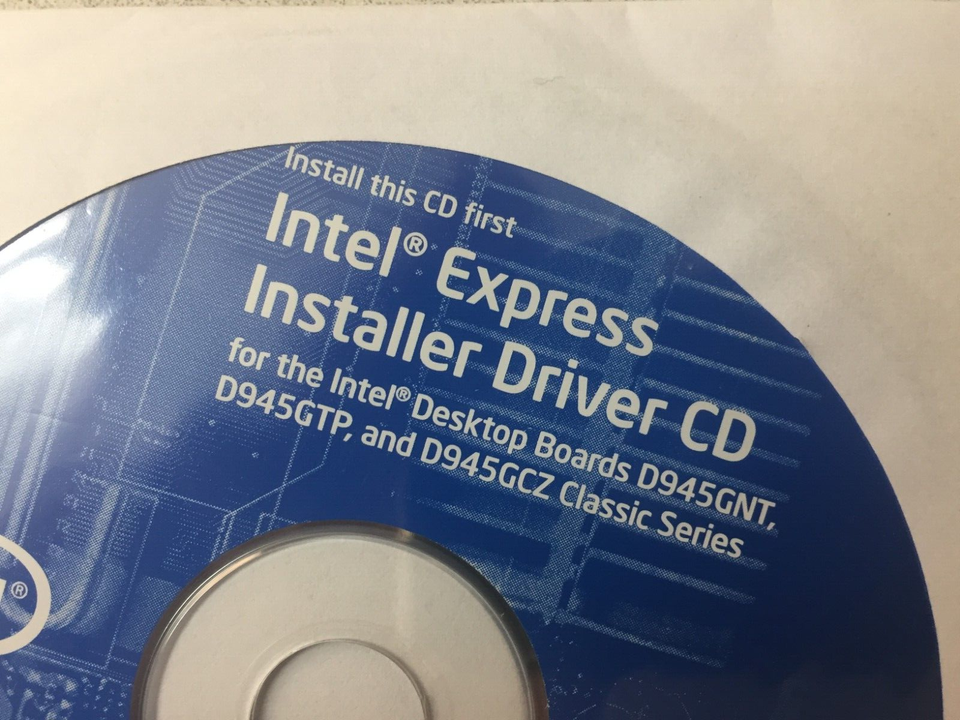 Intel Express Installer Driver CD SW D945GNT D945GTP D945GCZ | eBay