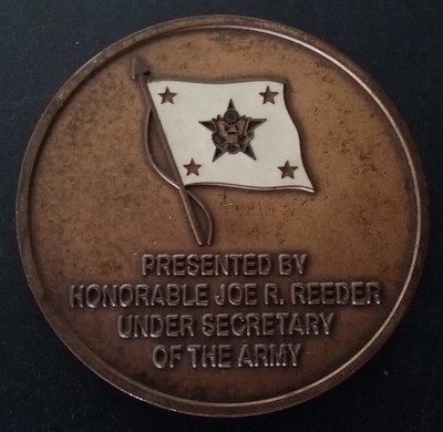 AUTHENTIC VINTAGE U Secretary of the Army SecArmy Reeder General ...
