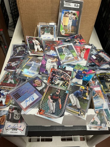 Large Sports Card Collection / Lot. Est. 1200+ Card Lot autos, relics ...