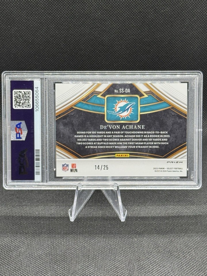 🔥💣POP 5 GEM MINT ROOKIE /25!💣🔥 2023 Select Snapshots Tie-dye DeVon ...