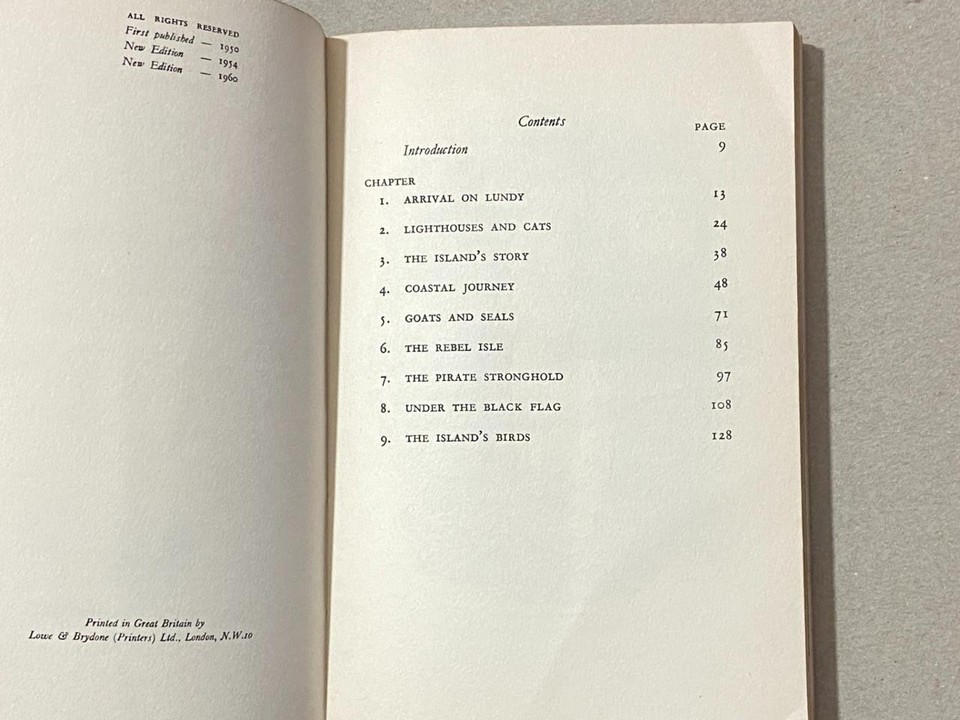 LUNDY - THE TEMPESTUOUS ISLE by ETHERTON & BARLOW - NON PHILATELIC ...