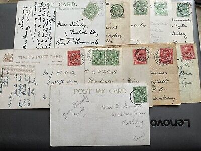Old Postcards With Small Ring Postmarks | eBay