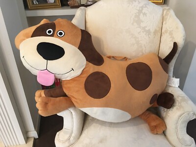 HUGE 38" MOSHI Dog Plush Pillow Brentwood Original Nice! | eBay