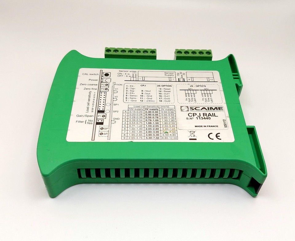 SCAIME CPJ RAIL Analog Strain gage conditioner | eBay