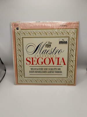 Maestro Segovia Decca Records Gold Label Series Vinyl Record | eBay