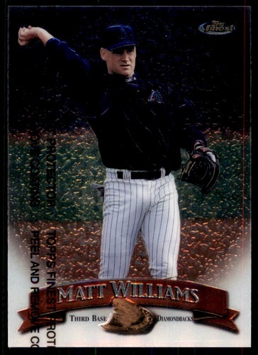 1998 Topps Finest Matt Williams . Arizona Diamondbacks #215 | eBay
