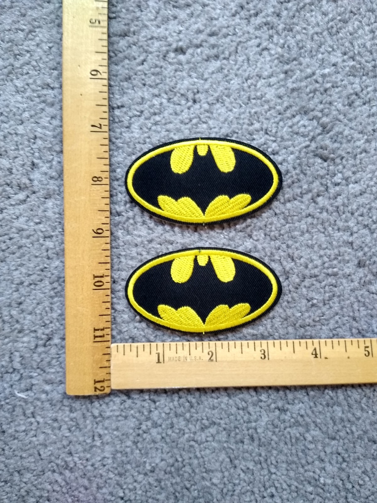LOT OF 2 BATMAN SUPERHERO IRON ON PATCHES free shipping | eBay