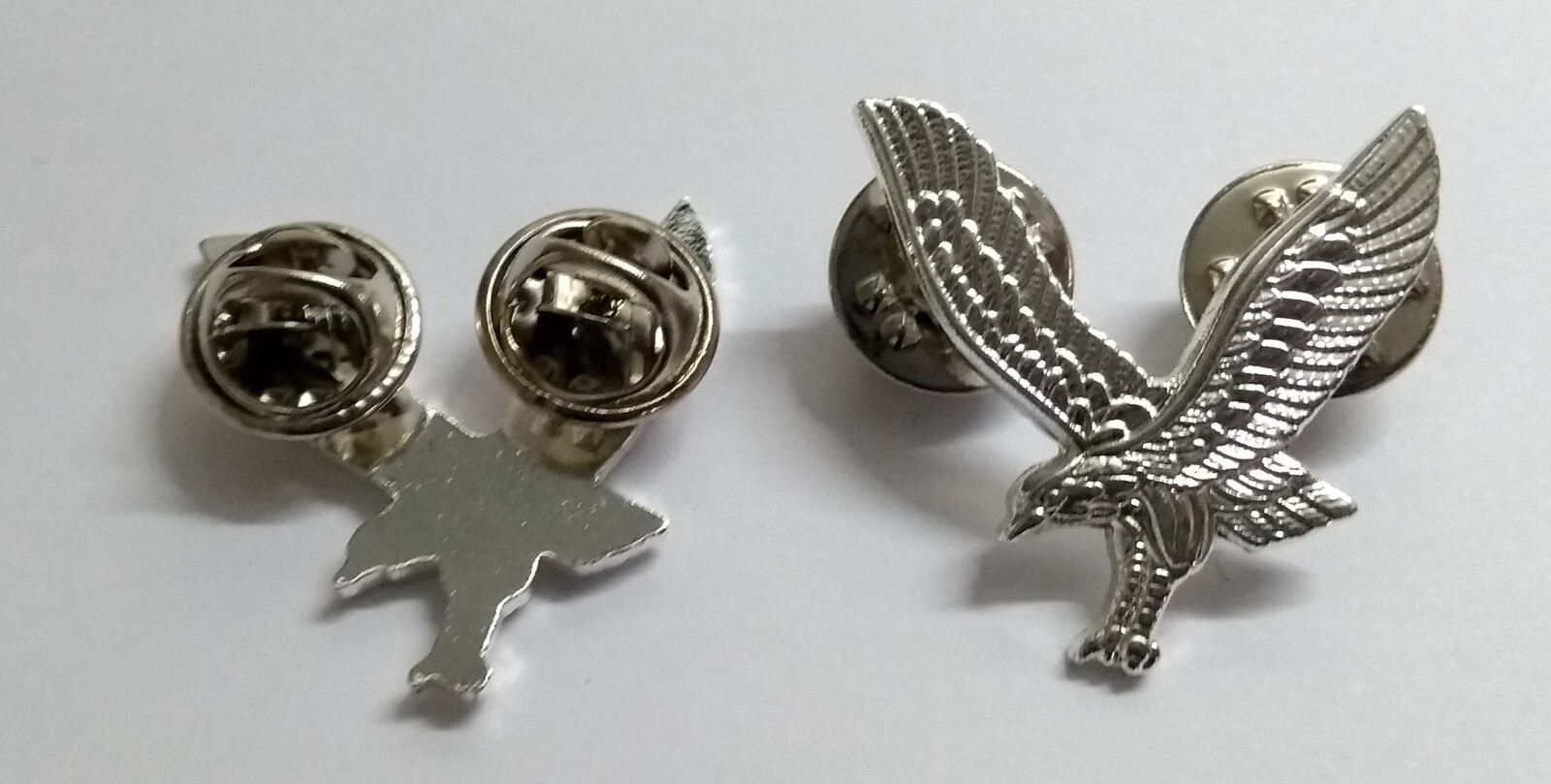 AAC Collar Dogs Army Insignia Air Corps Swooping Eagle Metal Badges ...