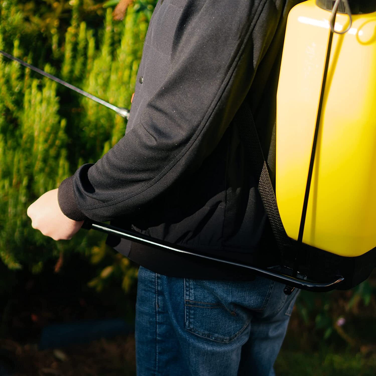 KNAPSACK PRESSURE SPRAYER WATER SPRAY BOTTLE BACKPACK WEED KILLER LITRE ...