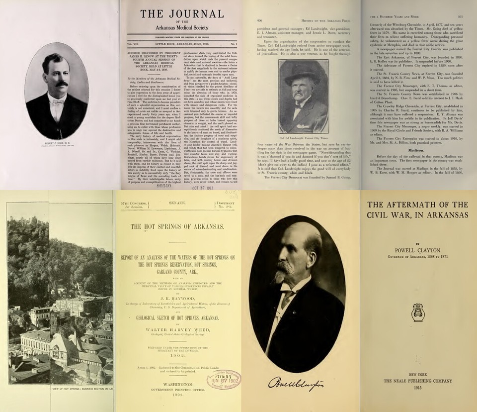 154 Old Rare Books on Arkansas History Genealogy Ancestry Family ...