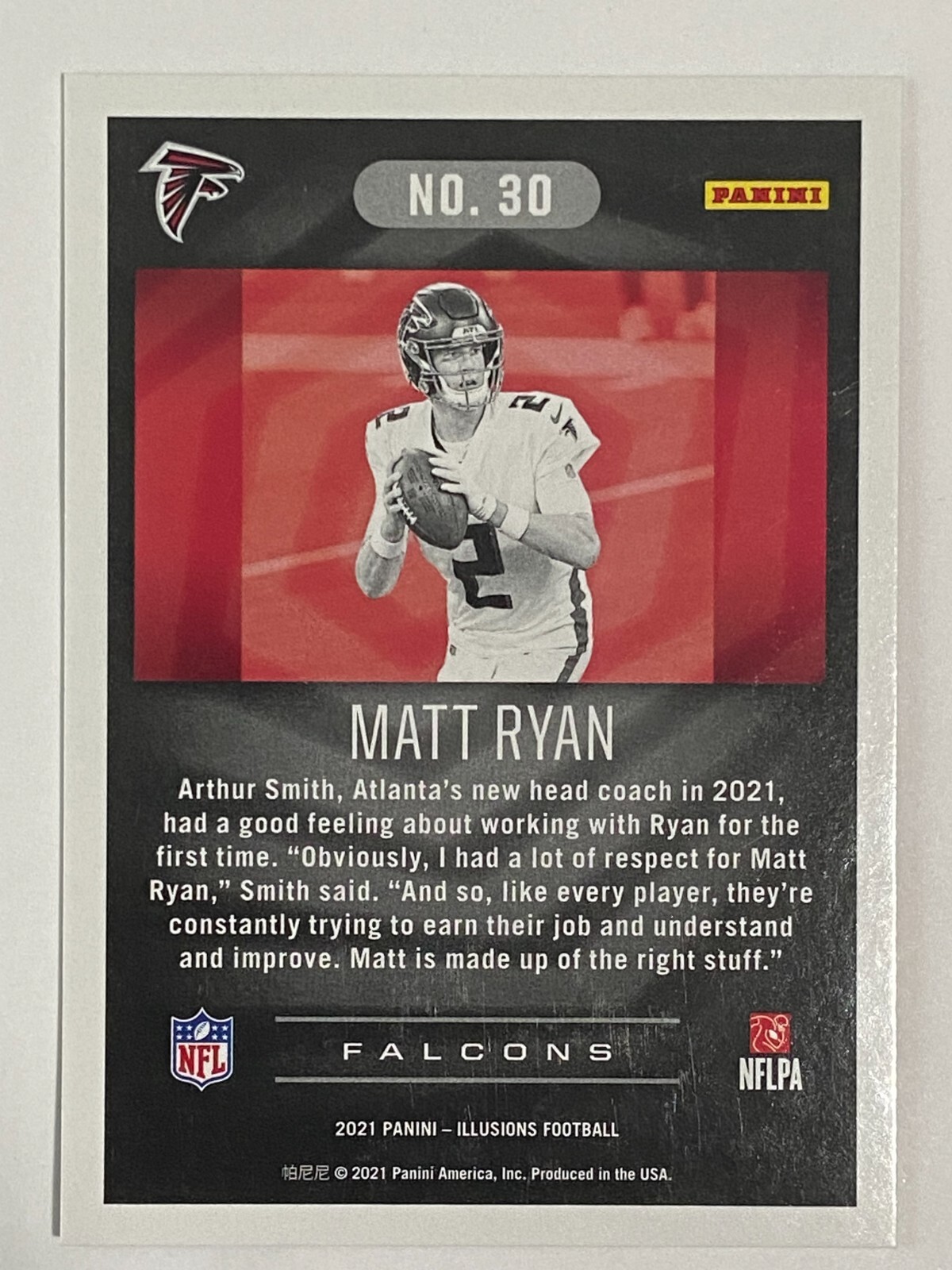 2021 Panini Illusions - #30 Matt Ryan for sale online | eBay