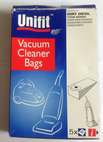 5 X VACUUM CLEANER BAGS DIRT DEVIL UNIFIT 215 | eBay