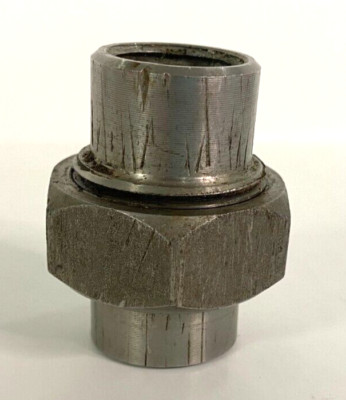 PIPE FITTING HEX UNION STAINLESS STEEL THREAD SIZE 11-1/2 HEIGHT 1-1/2 ...