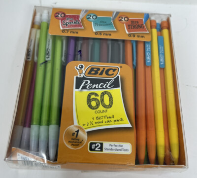 BIC Mechanical Pencil Variety Pack, Assorted Size, 0.5mm, 0.7mm, 0.9mm ...