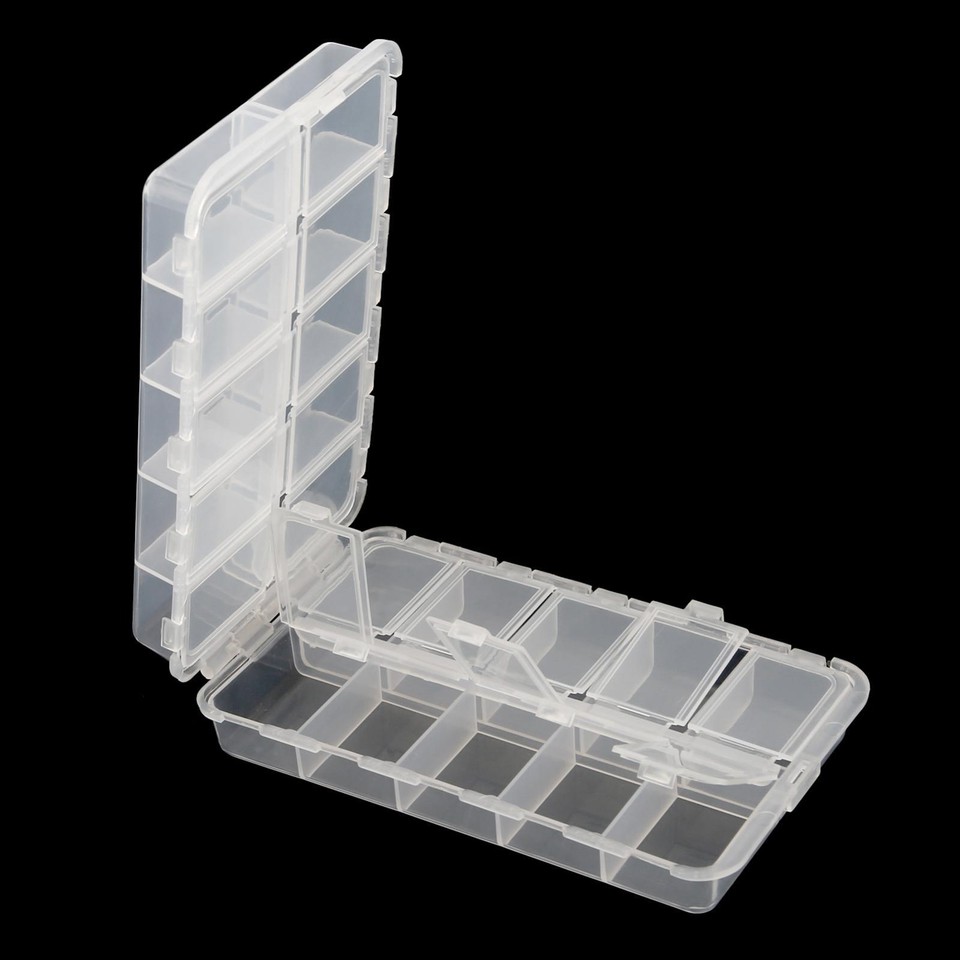 Small Fishing Tackle Storage Box Container For Storing Swivels Jigs ...