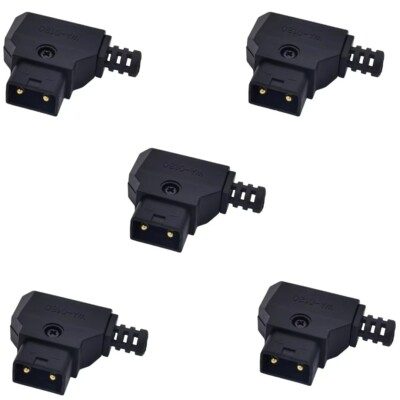 (5 PACK) D-TAP 2Pin Male Power type B Rewirable DIY Plug Camcorder Rig ...