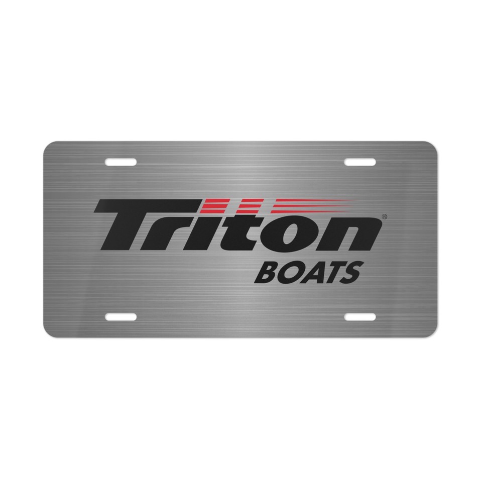 Triton Boats Vanity License Plate – Fishing Boat Tag Garage Decor Gift ...