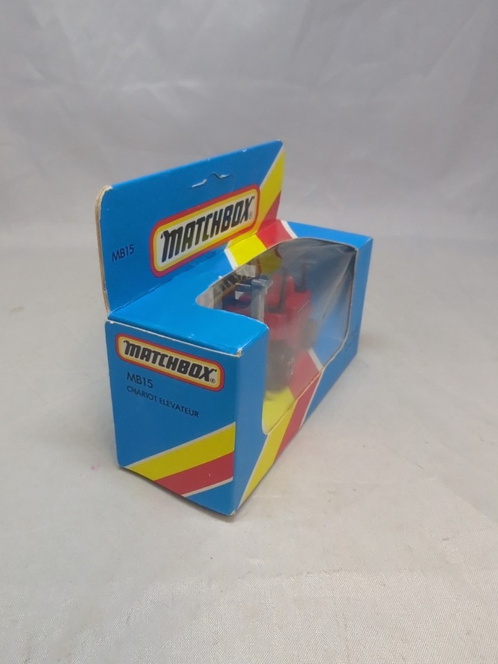 Matchbox Lesney Superfast No15 FOLK LIFT TRUCK " RED " HIGH LIFT with ...