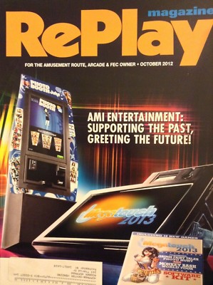 RePlay Arcade Magazine AMI Entertainment October 2012 012118nonrh | eBay