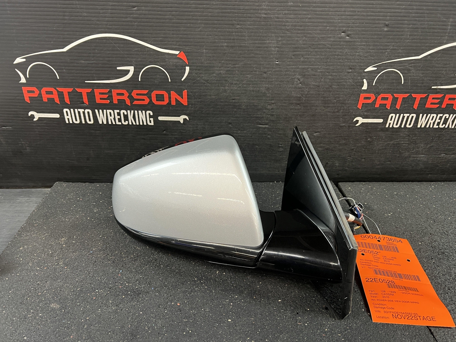 2010 CADILLAC SRX POWER PASSENGER SIDE VIEW DOOR MIRROR RADIANT SILVER ...