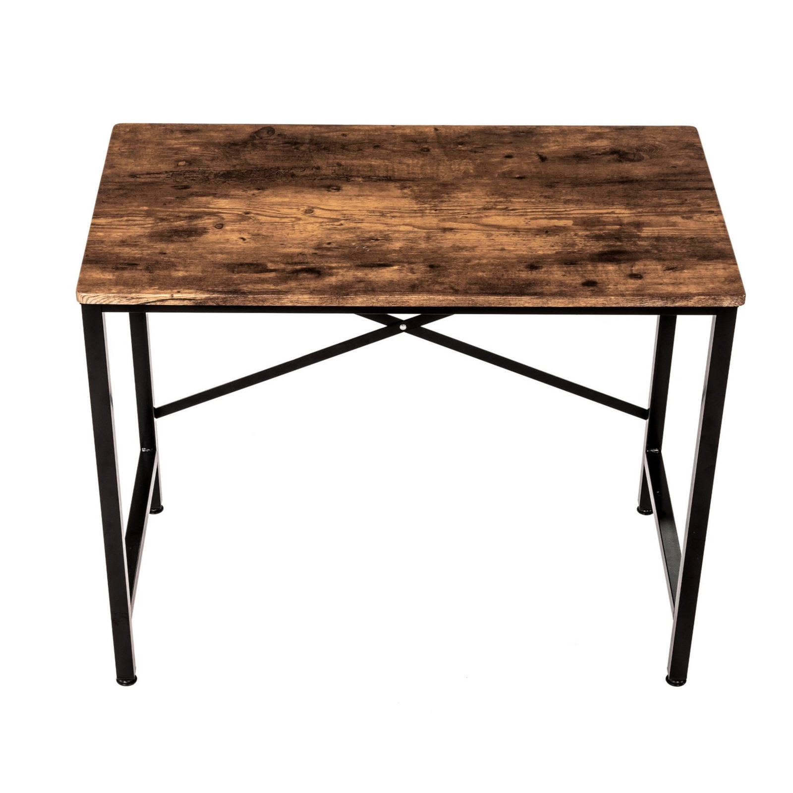 NEW! 100cm Heavy Duty Industrial Writing Computer Desk Home Office ...