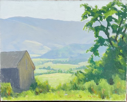 1950s Albany New York Impressionist Landscape By Frank R Pope. Luminous ...