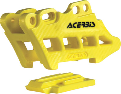 Acerbis Chain Guide Block 2.0 Yellow For Suzuki RM 125 250 RMZ 250 450 ...