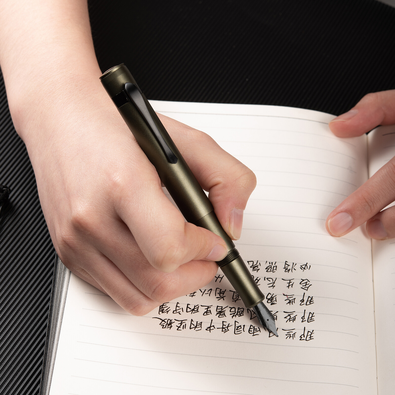 Hongdian M2 Mini Short Fountain Pen EF/F Nib &Converter, Aluminum Alloy ...