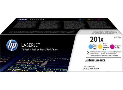 HP 3 Toner Originali 201X Color LaserJet Pro M252dw M252n MFP M274n ...
