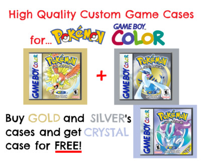 Pokemon 2nd Gen Gameboy Color CGC Cases [Buy Silver & Gold get Crystal ...
