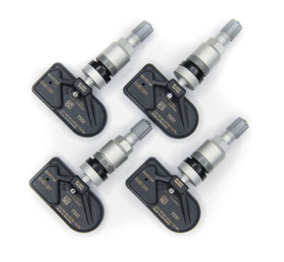 New 433mhz TPMS Set Silver Stems Fits 2025 Ford F350 F-350 Super Duty ...