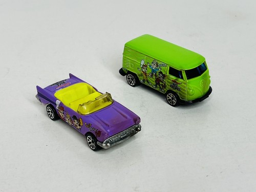 2 Matchbox Rice Krispies *Stained* VW Delivery Van Green, '57 Chevrolet ...